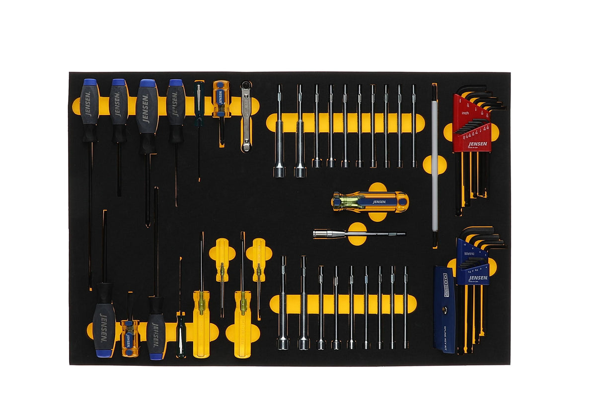 Jensen 3-Drawer Biomedical Tool Kit, with Custom Foam Inserts ...